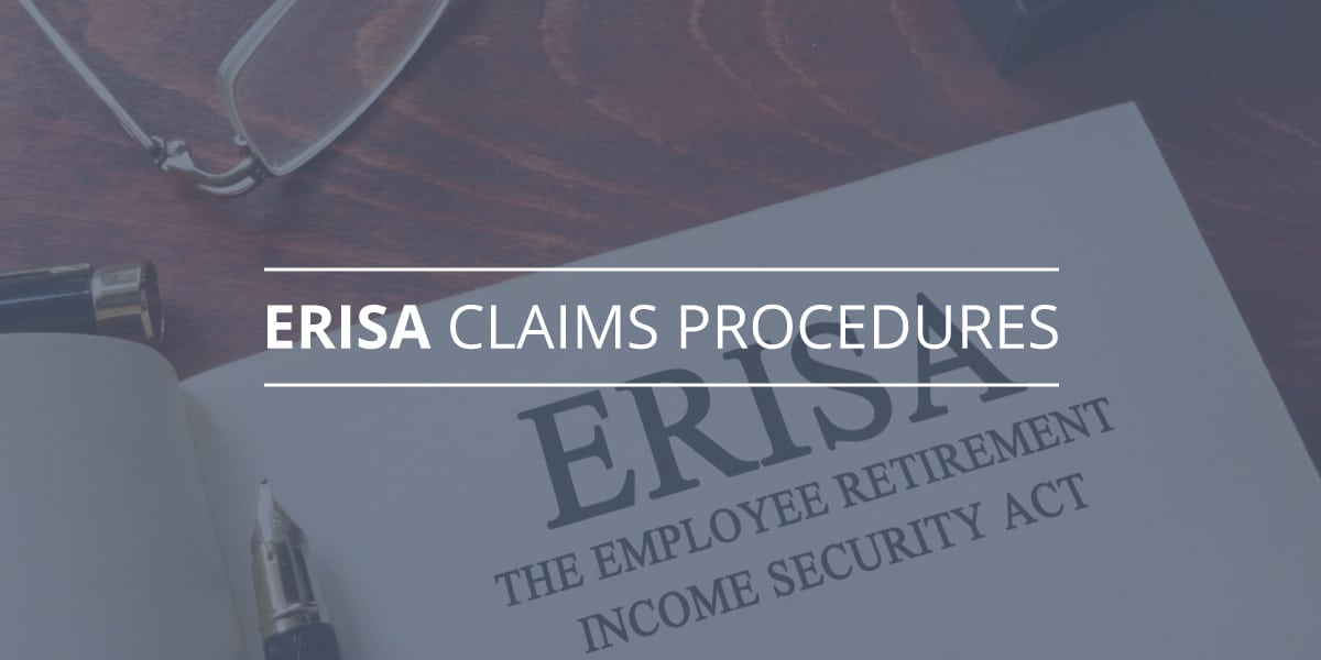 ERISA Disability Claims Process & Procedures (Guide)